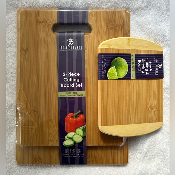 Totally Bamboo | Kitchen | Totally Bamboo Cutting Boards Set Of Two And ...